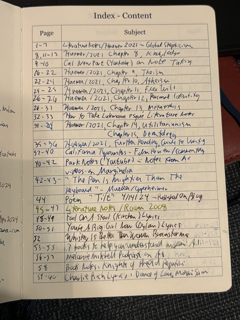 Yes, You Should Be Keeping A Common Place Book – Ramblings and Ruminations